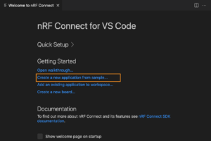 Getting Started with nRF Connect for Visual Studio Code – Zephyr Project