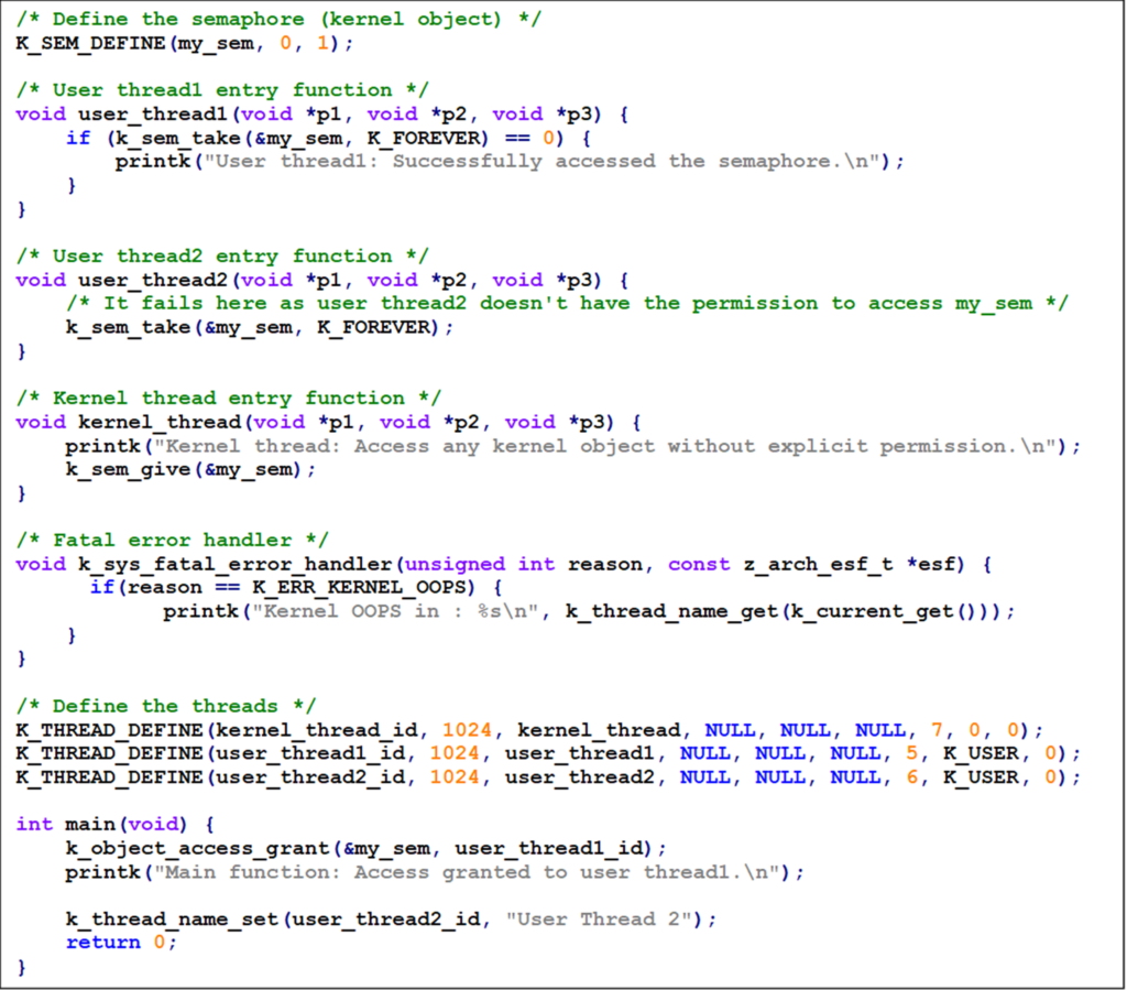 User mode explained in simple words (Part 3) – Zephyr Project