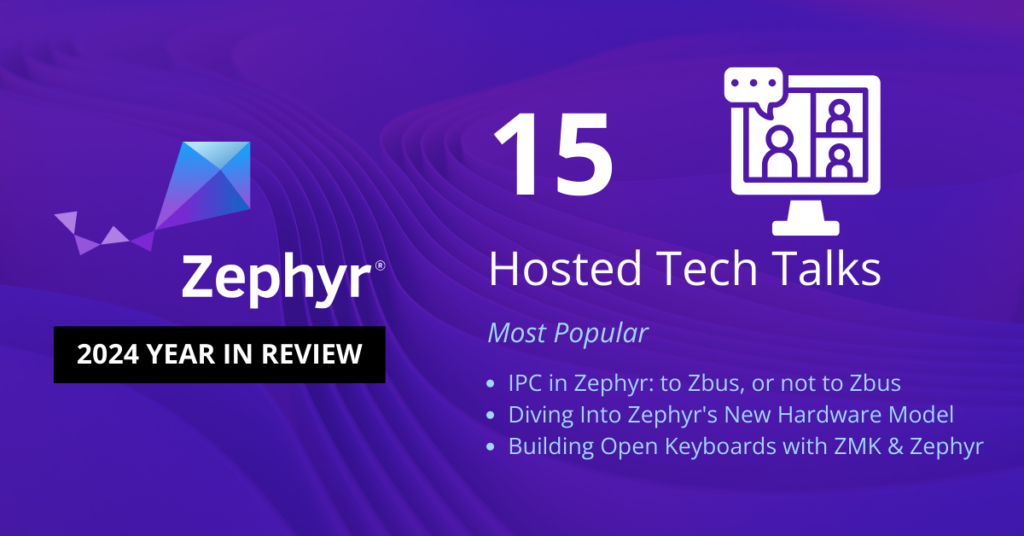 Zephyr Project 2024 Wrap-Up: A Year of Growth, Innovation, and ...