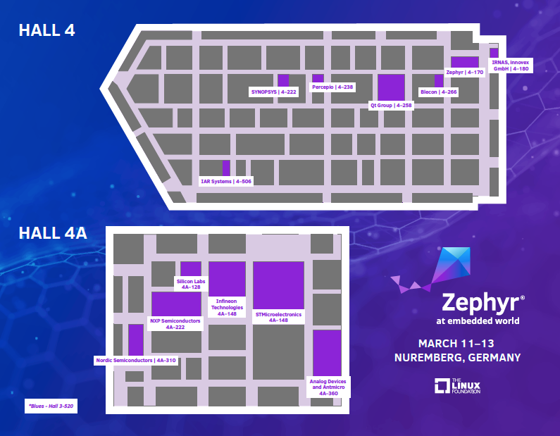 Zephyr Member Map @ Embedded World 2025 – Zephyr Project